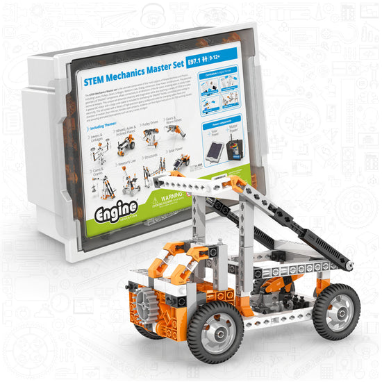 Engino STEM Mechanics Master Set – Explore Simple Machines, Structures
