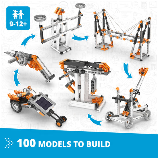Engino STEM Mechanics Master Set – Explore Simple Machines, Structures